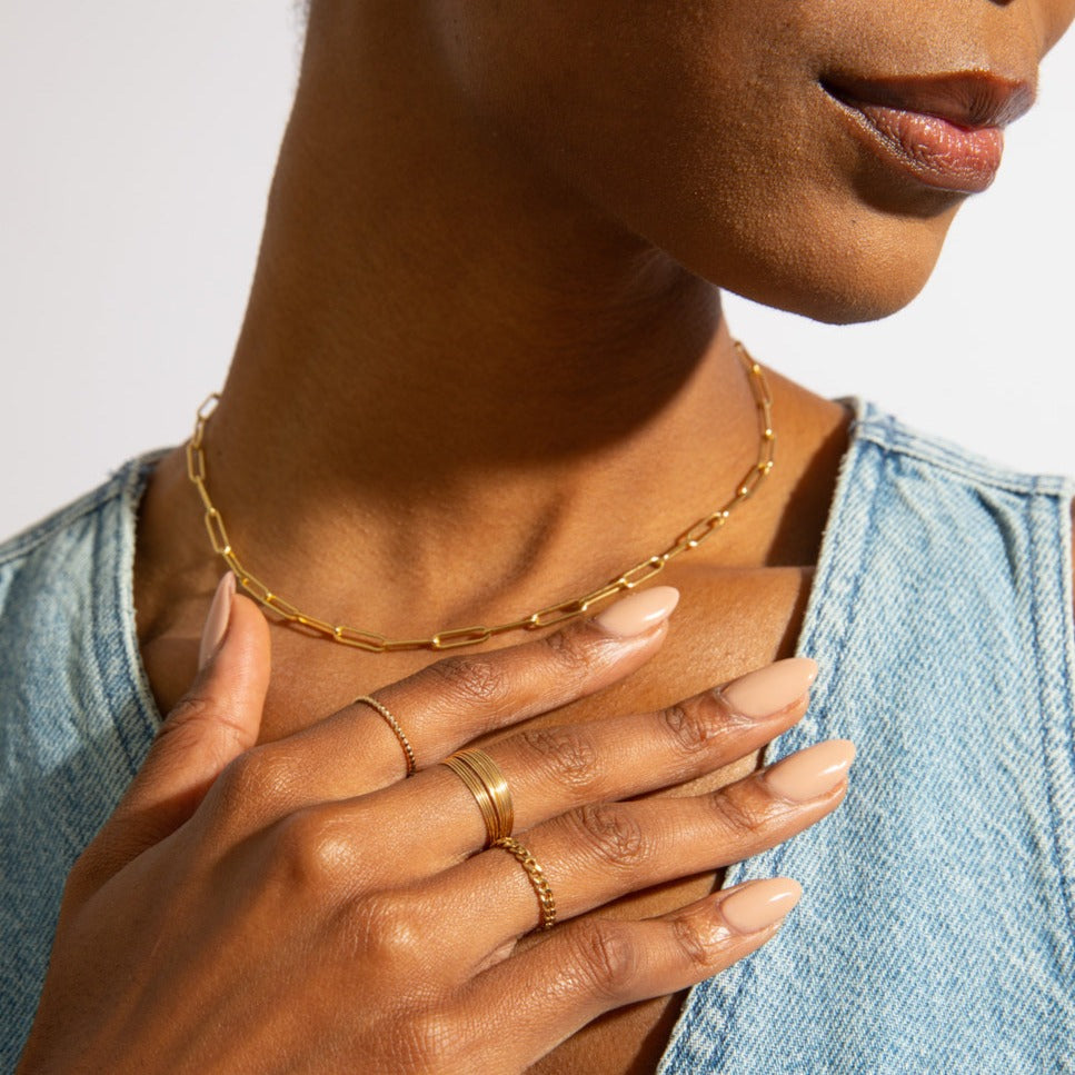 Dot Stackable Ring - Handmade 14-karat Gold-Filled Ring | Go Rings Ring