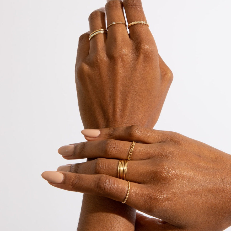 Dot Stackable Ring - Handmade 14-karat Gold-Filled Ring | Go Rings Ring