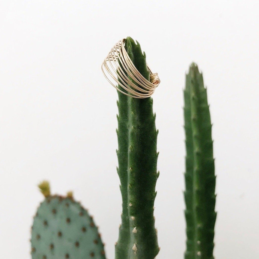Gold Go Ring - Handmade 14-karat Gold-Filled Wire Ring | Go Rings