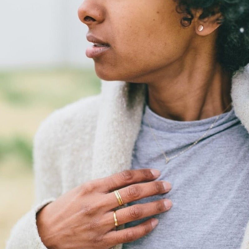 Stackable Go Ring - Handmade 14-karat Gold-Filled Stackable Ring | Go Rings