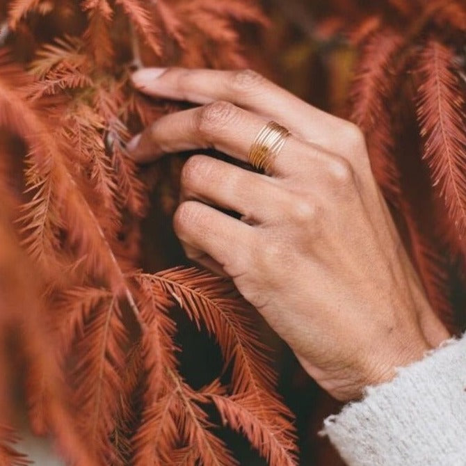 Gold Go Ring - Handmade 14-karat Gold-Filled Wire Ring | Go Rings